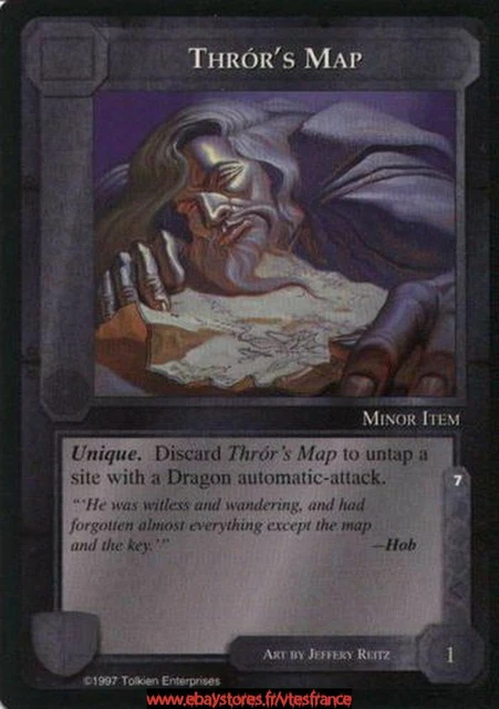 THROR'S MAP [AGAINST the Shadow] ENG MEAS Middle Earth CCG EUR 1,00 - PicClick FR