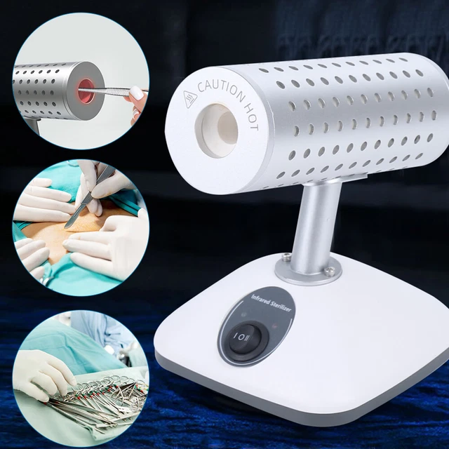 SMALL HOLE LAB Infrared Heat Sterilizer Bacti-Cinerator IR Heat ...