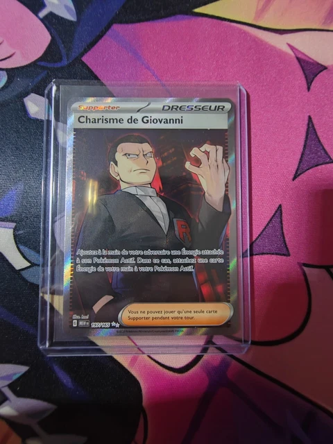 CARTE POKÉMON CHARISME De Giovanni Full Art 197/165 Ecarlate et Violet ...
