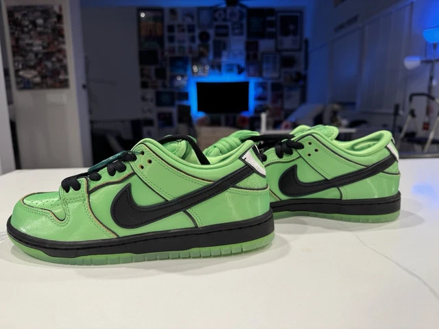 NIKE THE POWERPUFF Girls x Dunk Pro SB QS Low Buttercup-Men’s size 5 £ ...