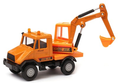 MERCEDES-BENZ UNIMOG EXCAVATOR German Car Vehicle Model Diecast Toy ...