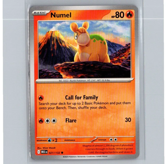 NUMEL 021/132 POKEMON TCG Mega Evolution £1.35 - PicClick UK