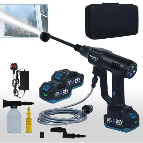 BATTERY PRESSURE WASHER Cordless 200Bar/2900PSI Jet Washers Power ...