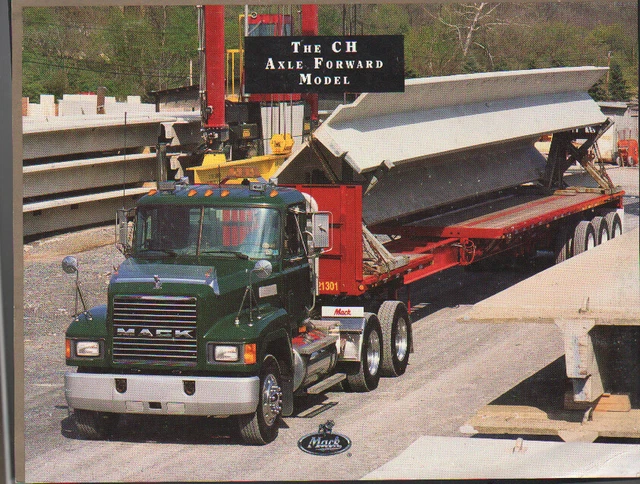 MACK &CH& AXLE Forward Model Truck Lorry Brochure Leaflet £4.50 ...