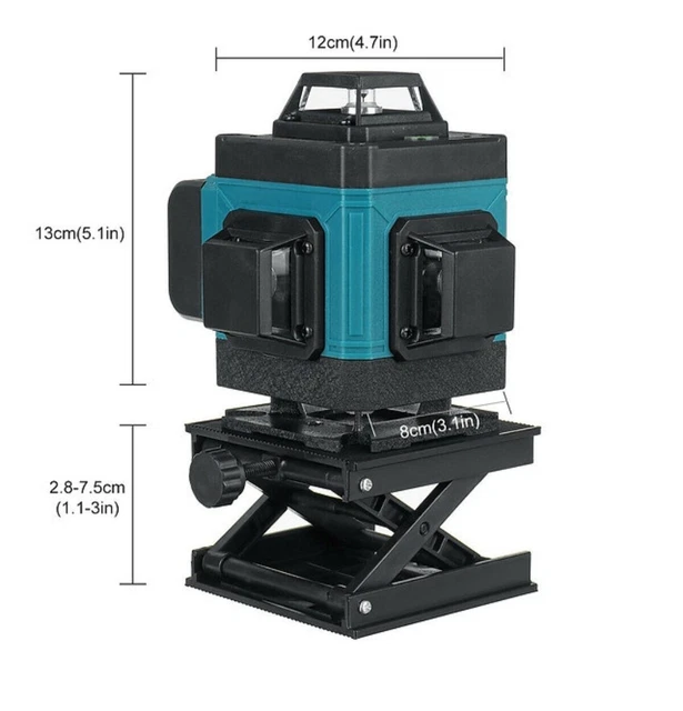 LIVELLA LASER 16 Linee, Autolivellante 4D 360º, Con Telecomando EUR 109 ...