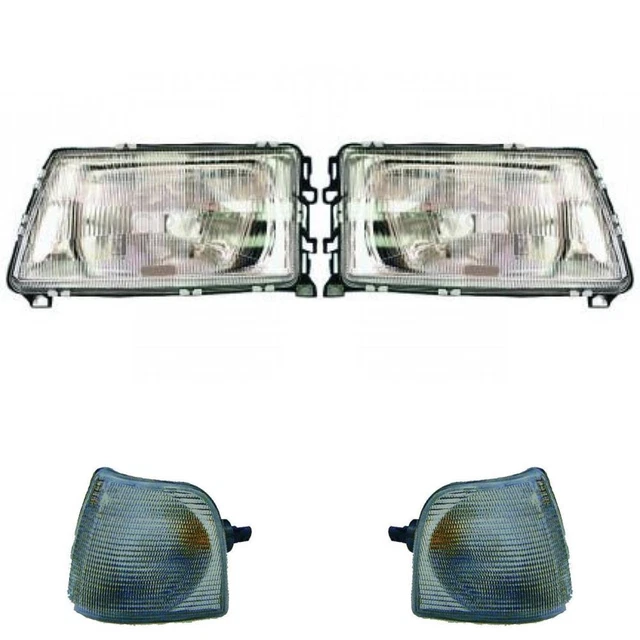 PHARE AVANT SET pour Audi 100 C3 Type 44 Année Fab. 82-91 avec Signal ...