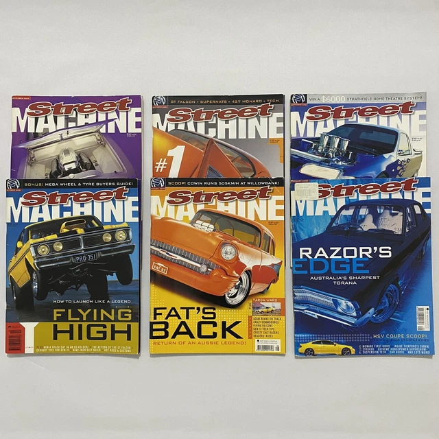 VINTAGE HOLDEN STREET Machine Magazine Bundle HSV Coupe GT Falcon Ford ...