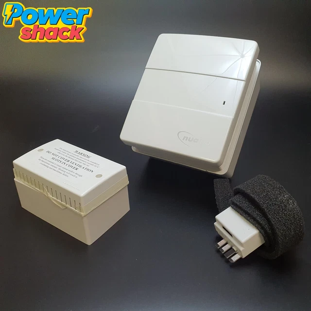 NUAIRE GENIE X12 Bathroom Extractor Fan Low Voltage Trickle with Pull ...