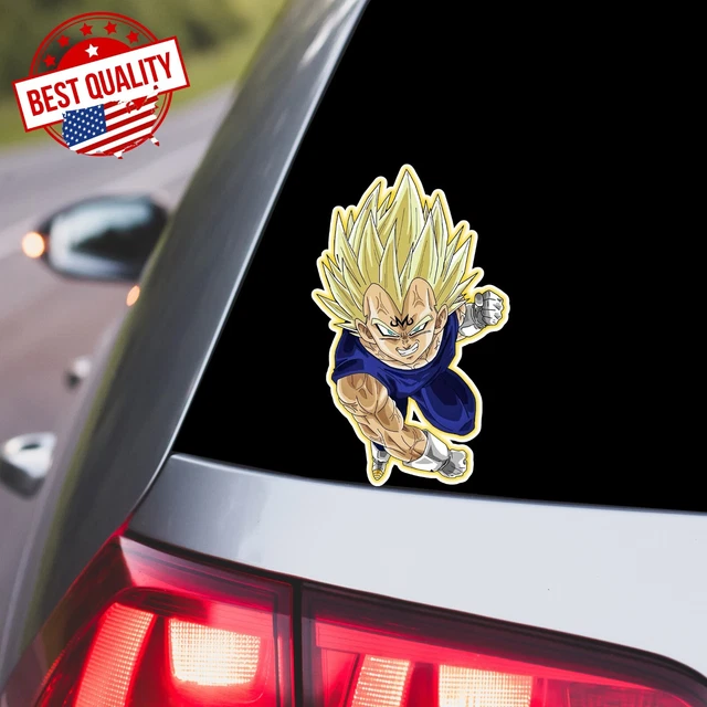 MAJIN VEGETA CAR Decal Dragon Ball Anime Kiss-Cut Sticker Window Wall ...