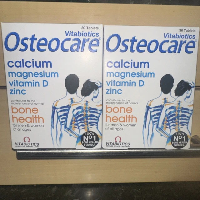 2XVITABIOTICS OSTEOCARE SUPPLEMENT Calcium Magnesium Bone Health ...