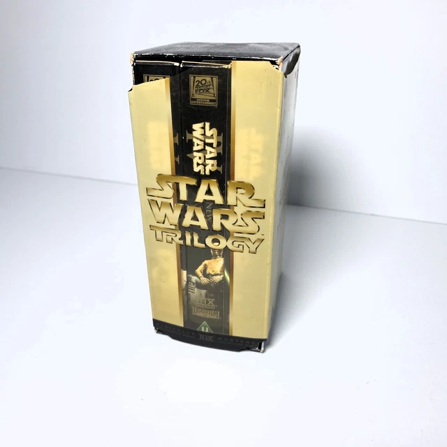 STAR WARS TRILOGY - Special Edition Gold VHS Box Set - Vintage 1997 £9. ...