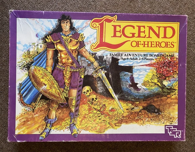 RARE LEGEND OF HEROES: Vintage TSR Board Game complete, 1987 RPG ...