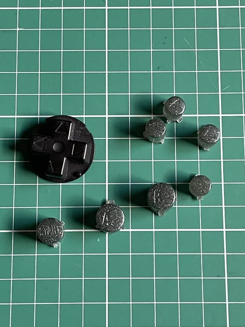 NINTENDO 64 N64 Custom Resin Controller Buttons **No Z, L & R Buttons ...