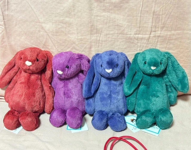 NEW JELLYCAT BASHFUL Bunny Series Plush Toy With Tags Animal Dolls DUST ...