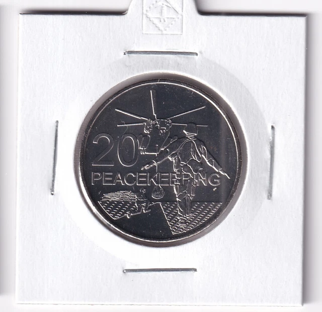 AUSTRALIAN: 2016 20 Cent 100 Years Of Anzac Peacekeeping Coin In 2X2 ...