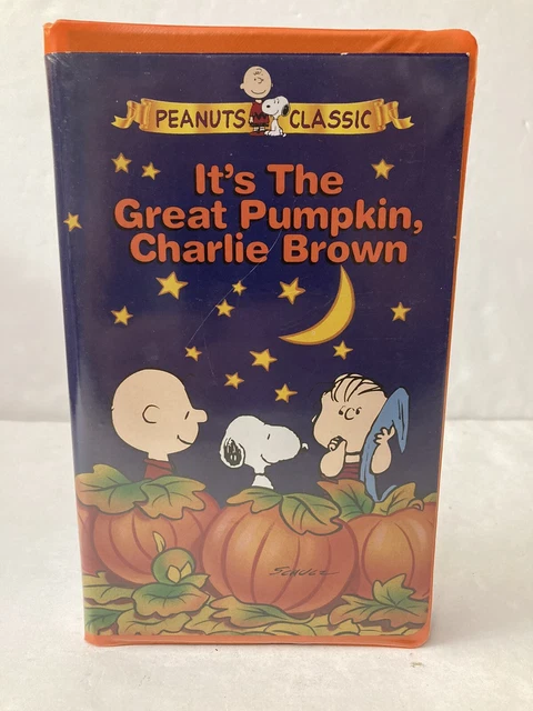 VINTAGE ITS THE Great Pumpkin, Charlie Brown (VHS, 1996) Clamshell ...