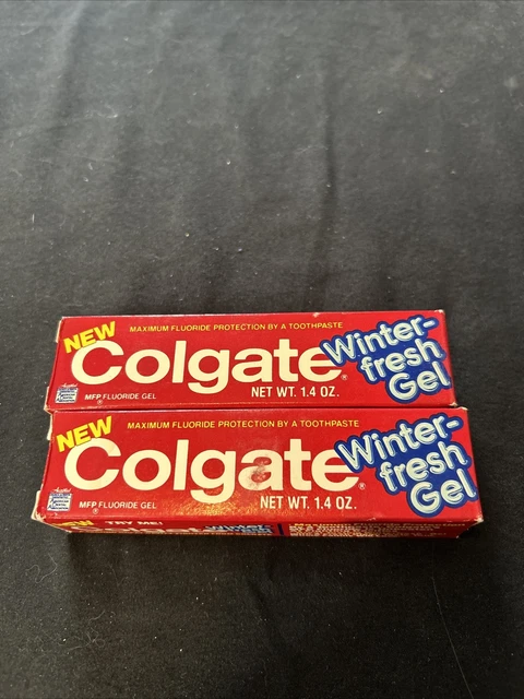 VINTAGE 1983 COLGATE Fluoride Toothpaste NOS Movie Prop Collector ...