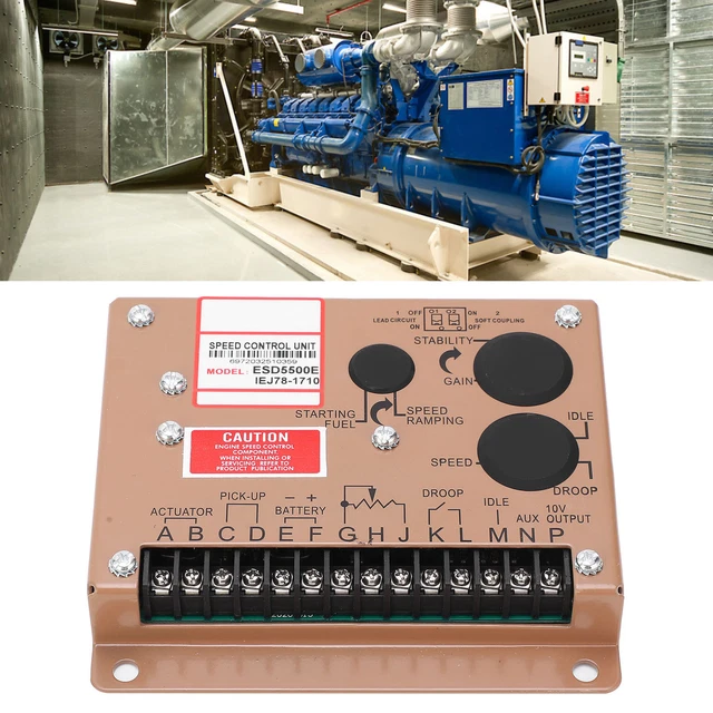ENGINE SPEED REGULATOR Generator Electronic Control Module Genset Parts ...