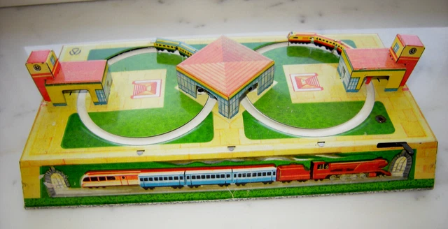 BLECHBAHN EISENBAHN-SPIEL MIT Uhrwerk UdSSR 70er J. - Video ansehn EUR ...