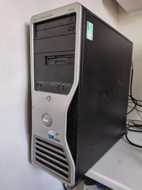 DELL PRECISION 490 desktop computer workstation Retro gaming £19.99 ...