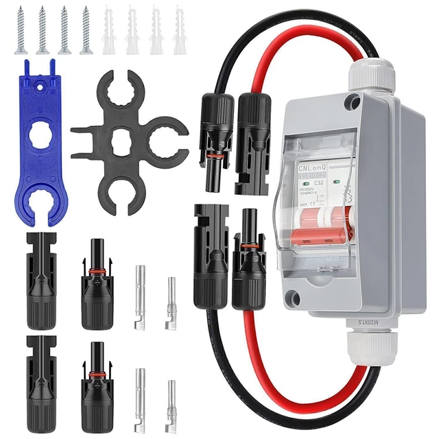DC ISOLATOR SWITCH Solar PV Changeover Switch Isolator 2-Pin 32A 5 O0H7 ...