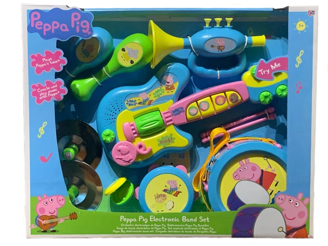 PEPPA PIG ELECTRONIC BAND SET- Musical instruments- box slightly ...