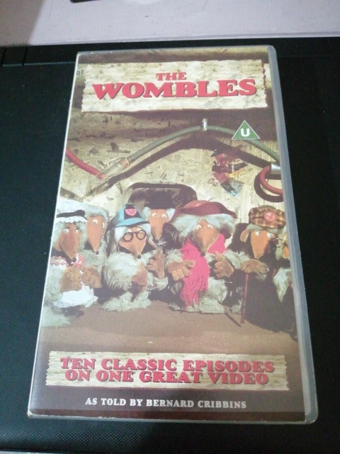 THE WOMBLES Ten Classic Episodes VHS Video Tape 1990 castle vision £7. ...