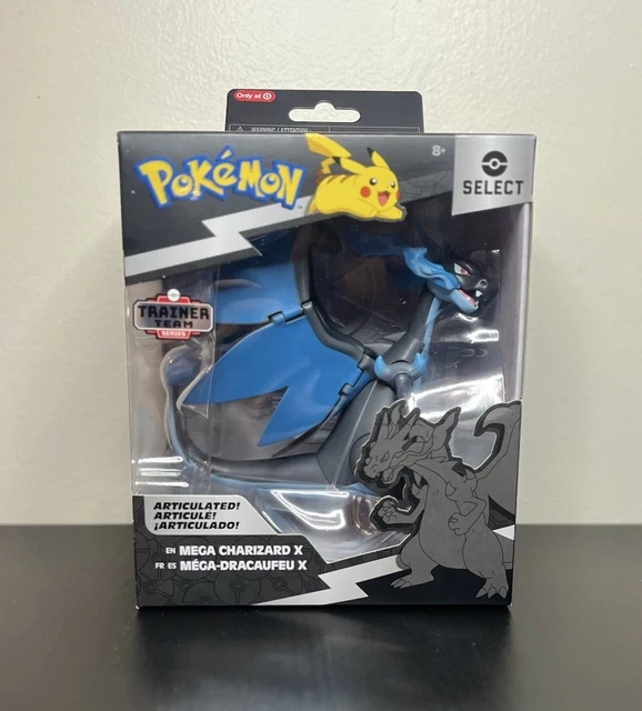 *NEW* POKEMON SELECT Mega Charizard X Articulated Figure 2025 EXCLUSIVE ...