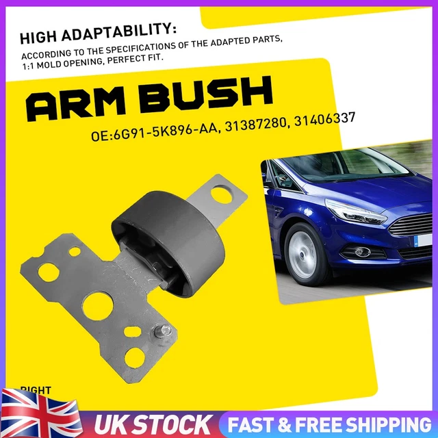 FOR FORD MONDEO Mk4 Galaxy S-Max Rear O/S Knuckle Suspension Bush Right ...