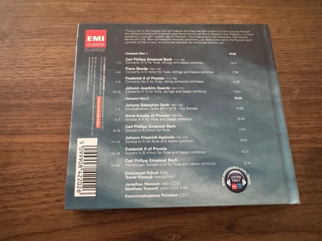 THE FLUTE KING Emmanuel Pahud £64.99 - PicClick UK