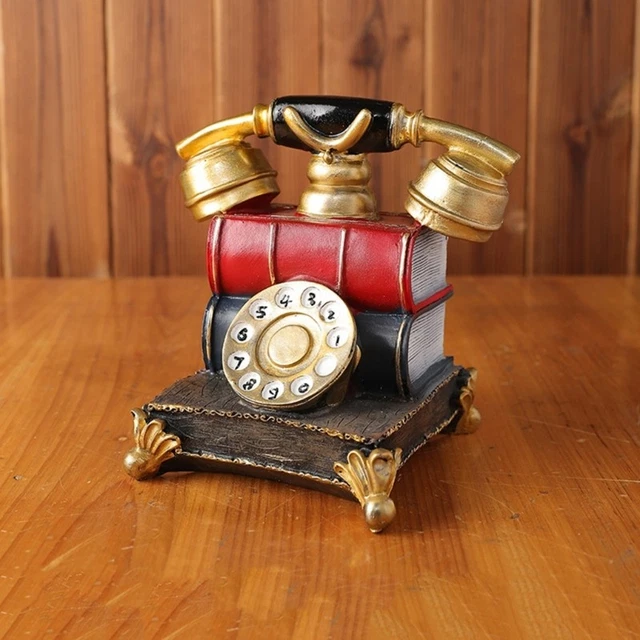 CLASSICAL EUROPEAN RESINS Telephone Model Antique Design Coffee Shop ...