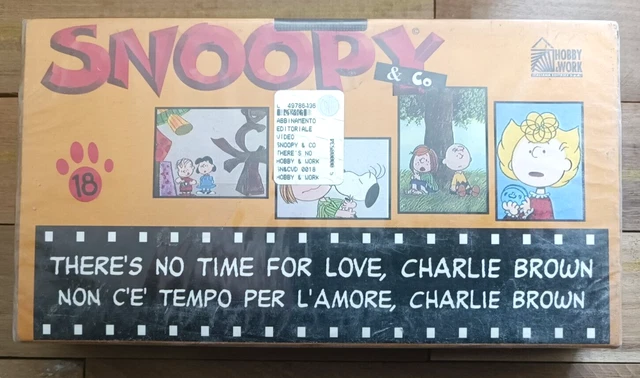 SNOOPY, CASSETTE VHS N.18 Della Hobby Work- Jamais Utilisé INCELOFANATA ...