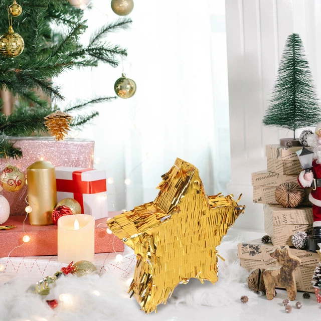 PARTY GOLD FOIL Pinata Metallic Foil Pinata Kids Birthday Party ...