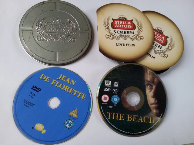 STELLA ARTOIS SCREEN: JEAN DE FLORETTE & THE BEACH. 2 DVDs IN METAL ...