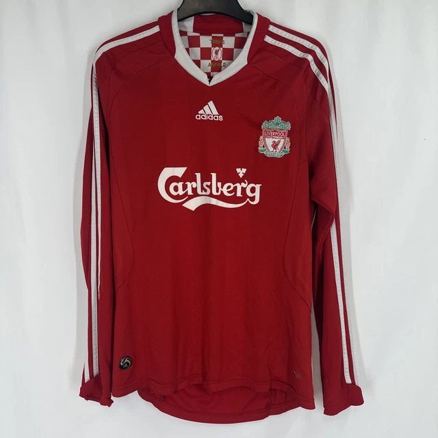 LIVERPOOL FC HOME Shirt 2006/08 Men’s Size L Large Long sleeve red ...