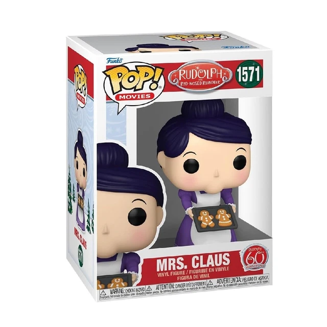 FUNKO POP MOVIES Rudolph The Red Nosed Reindeer Mrs. Claus Figure 1571 ...