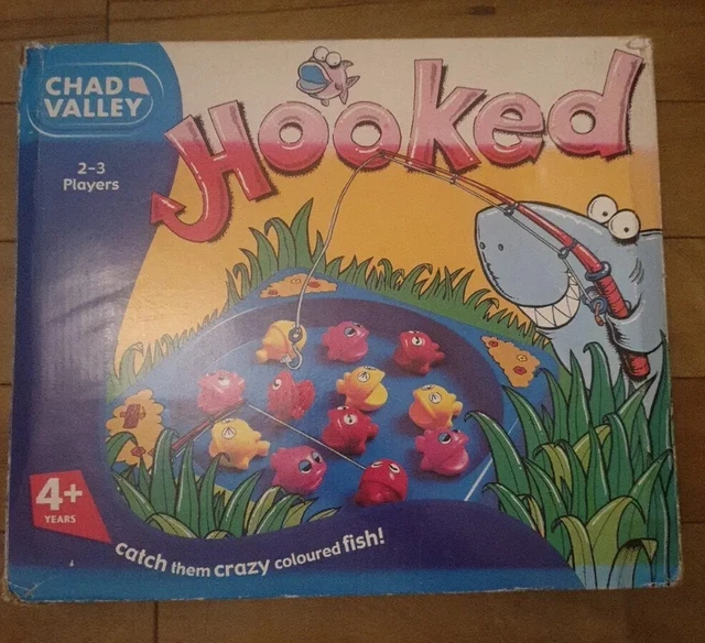 RETRO CHILDRENS HOOKED Fishing Game - Chad Valley £37.10 - PicClick UK