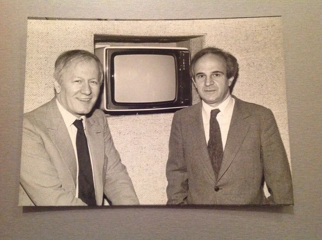 FRANÇOIS TRUFFAUT ET JACQUES CHANCEL - PHOTO DE PRESSE ORIGINALE ...