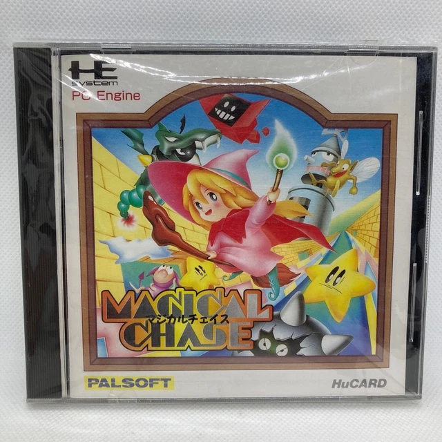 RARE MAGICAL CHASE PC Engine HuCARD Japan Complete PALSOFT 1991 Tested ...