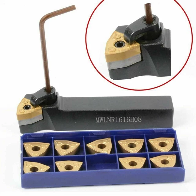PACK COMPLET PORTE-OUTILS de tour MWLNR1616H08 avec 10 inserts WNMG080408 EUR 44,49 - PicClick IT