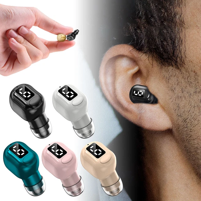 INVISIBLE EARBUD SLEEP Smallest Tiny Bluetooth Earbud Mini Wireless Ear ...