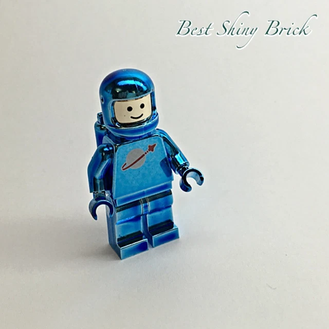 LEGO CHROME BLUE Astronaut Space Classic Mini Figure *New* £47.95 ...