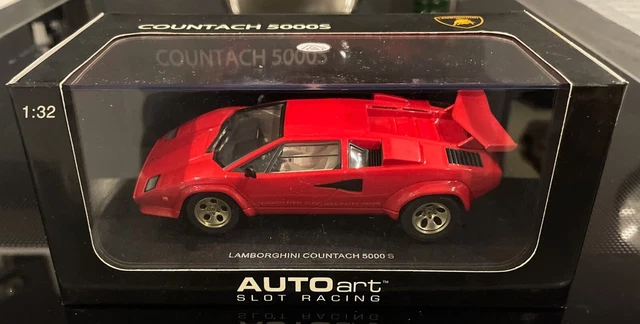 SPECIAL DEAL! AUTOART 1/32 Slotcar, Lamborghini Countach 5000 S, m ...