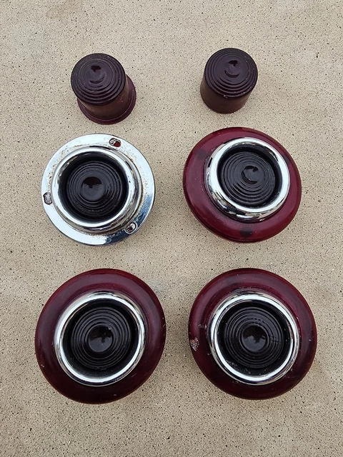 1946 1947 1948 Lincoln Continental Inside Bakelite Door Push Button Lot Hotrod $411.58 - PicClick CA