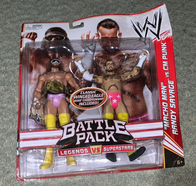 WWE MACHO MAN Randy Savage vs CM Punk Battle Pack Series 14 Modellino Elite EUR 58,43 - PicClick IT