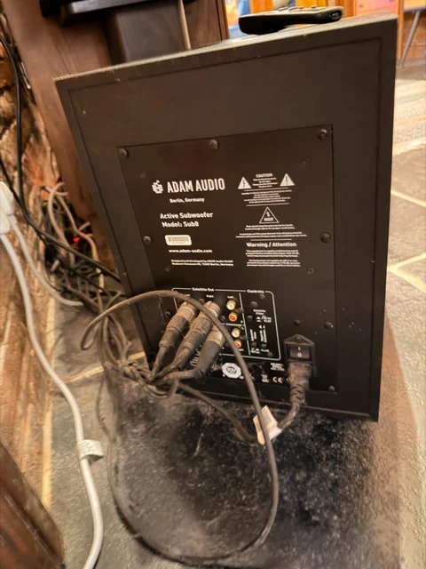 ADAM AUDIO SUB 8 Active Studio Subwoofer + remote control - light use ...