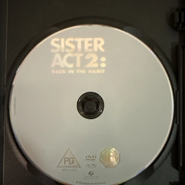SISTER ACT 2 Back in the Habit DVD - Whoopi Goldberg - Disc Only See ...