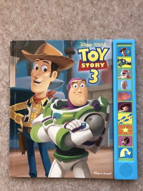 TOY STORY 3 Play-a-Sound Book The Biggest With 10 Sounds By Disney ...
