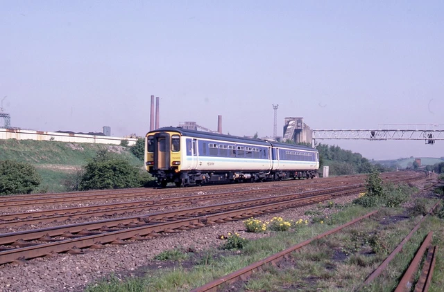 S249. CLASS 156 Super Sprinter DMU - 156408 - Orig 35mm railway slide ...