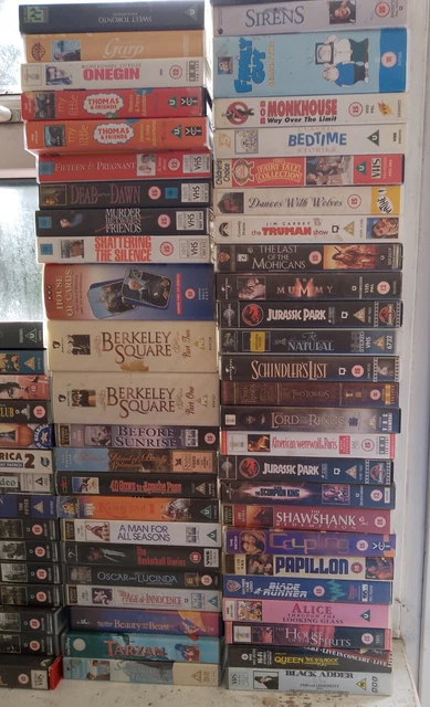 200 VHS TAPES All Originals Local Collection Only Please From Ripley ...